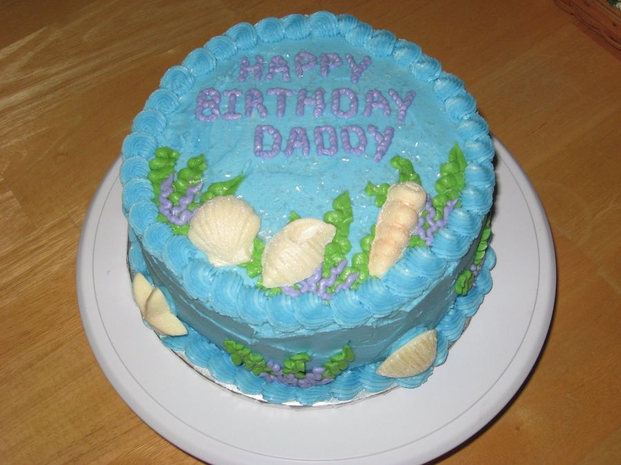 Sea Shell Birthday Cake - CakeCentral.com