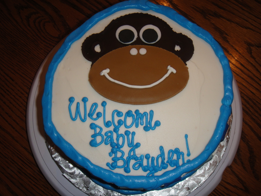 Monkey Themed Shower - CakeCentral.com