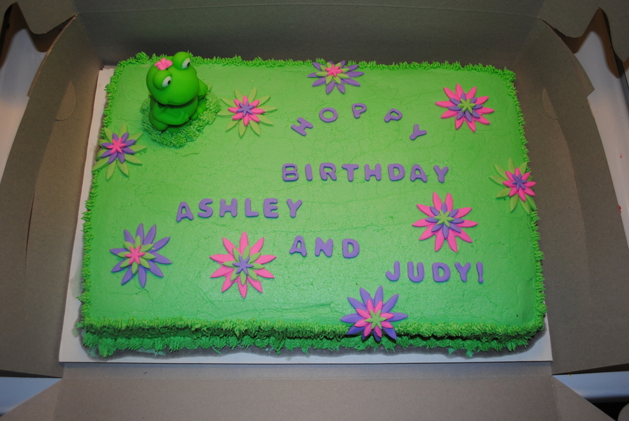 Froggy Cake! - CakeCentral.com
