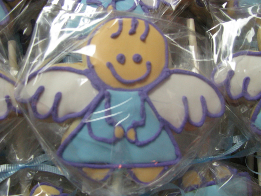 Baby Blue Angles - CakeCentral.com