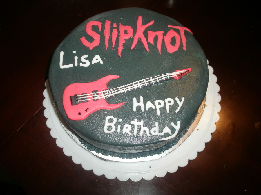 Slipknot Cake - CakeCentral.com