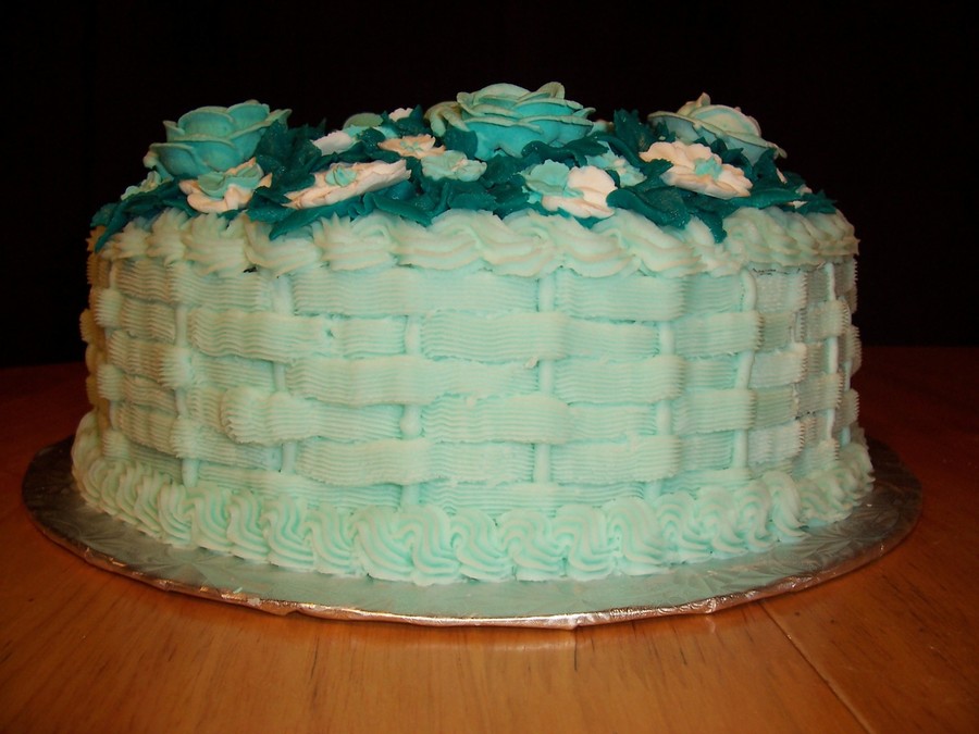 Blue Flowers - CakeCentral.com