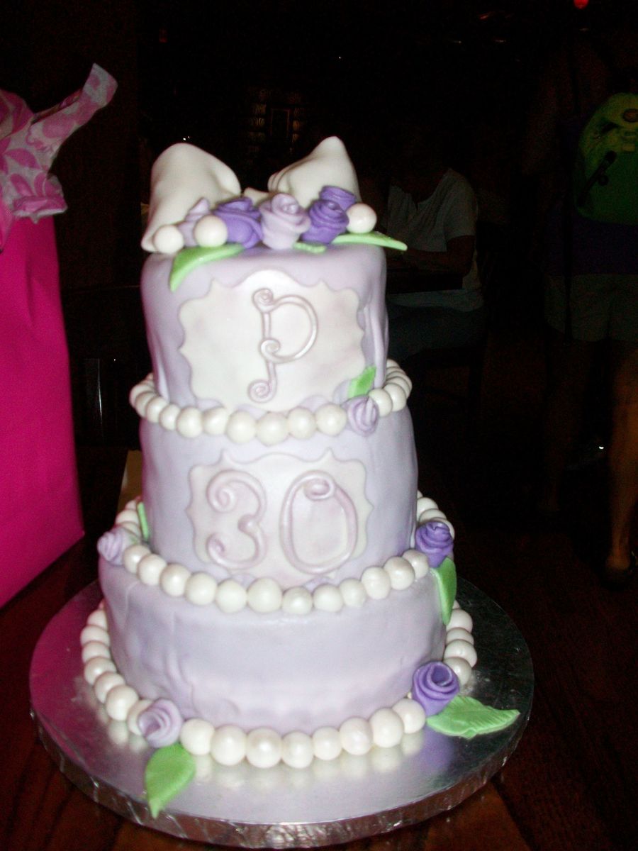 30Th Birthday Cake - CakeCentral.com