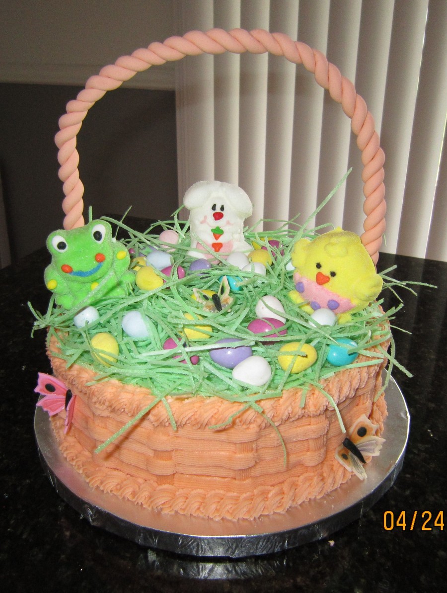 Easter Basket Cake - CakeCentral.com