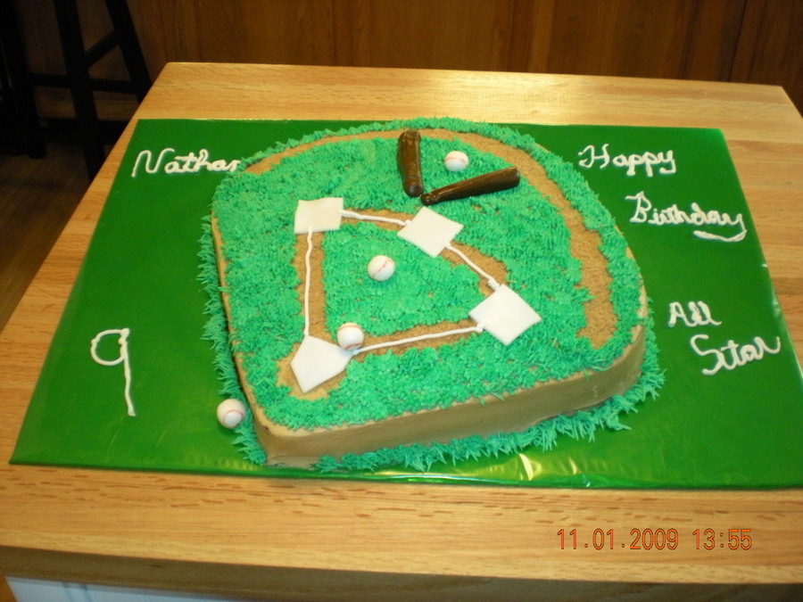 Baseball Field - CakeCentral.com