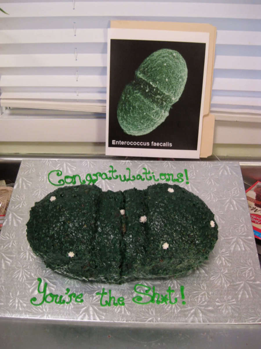 Microbe Cake For Microbiologist - CakeCentral.com