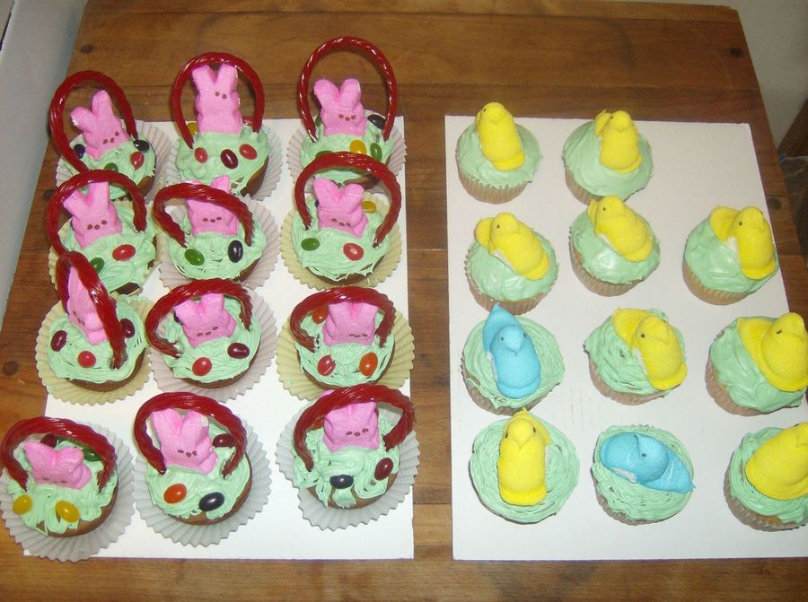 Easter Baskets & Duck Cupcakes - CakeCentral.com