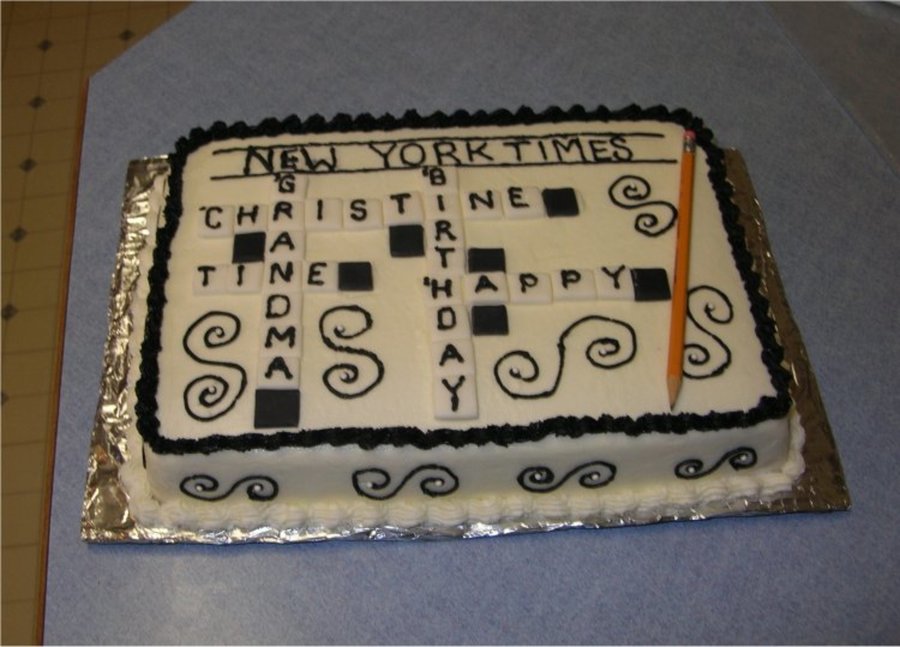 New York Times Crossword Puzzle - CakeCentral.com