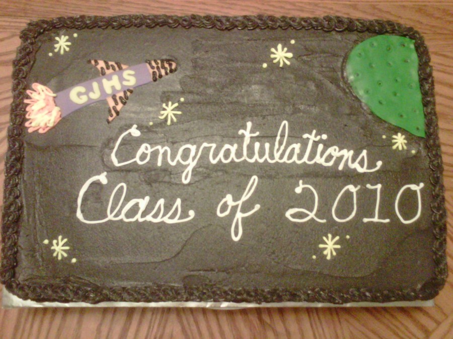 Space Themed Graduation Cake - CakeCentral.com