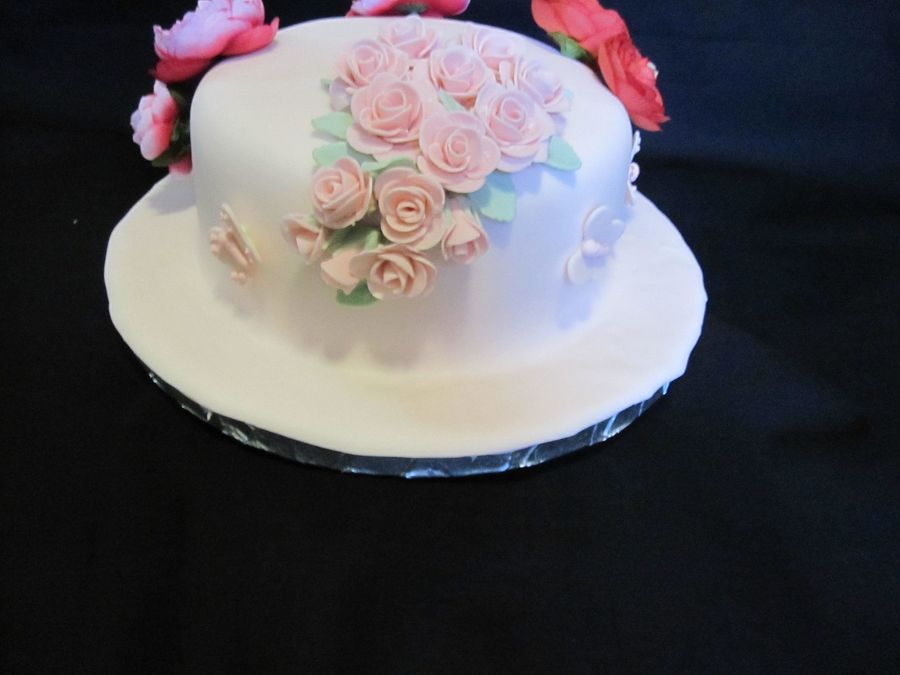 Trial Wedding Cake - CakeCentral.com