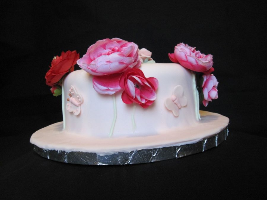 Trial Wedding Cake - CakeCentral.com