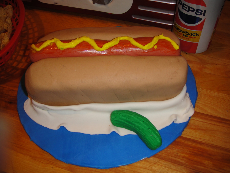 Hot Dog Cake - CakeCentral.com