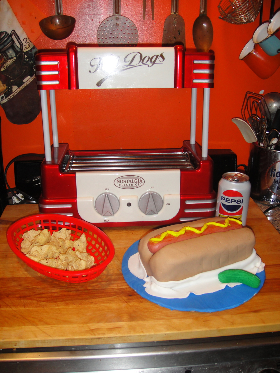 Hot Dog Cake - CakeCentral.com