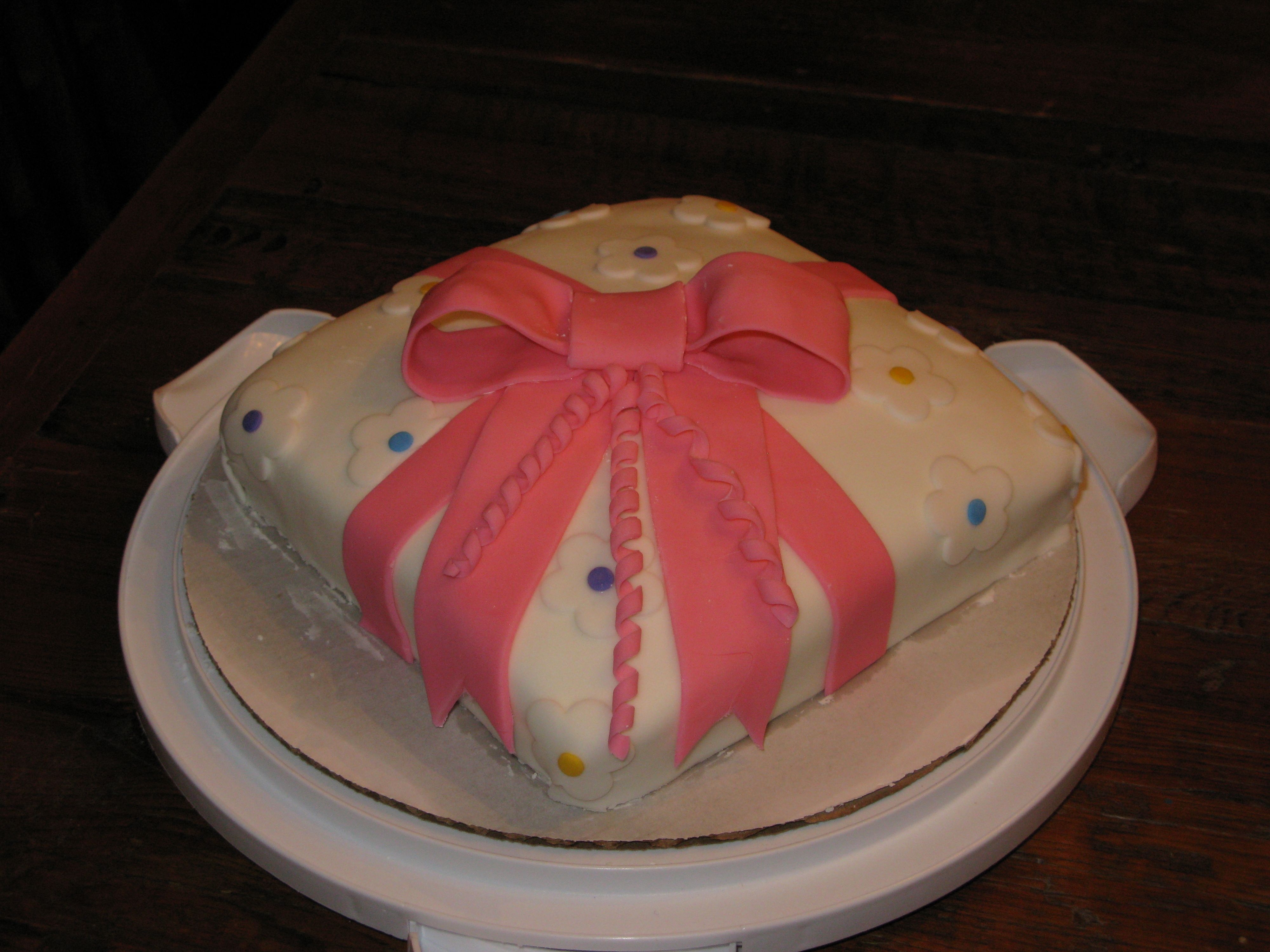 First Fondant Cake - CakeCentral.com