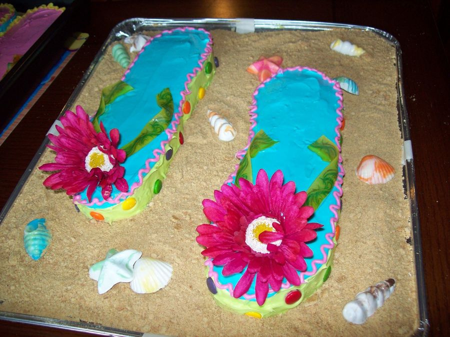 Flip Flop Cake - CakeCentral.com