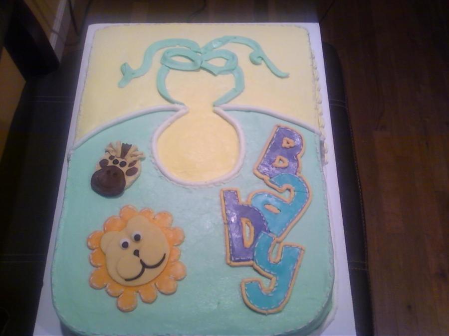 Baby Bib Cake - CakeCentral.com