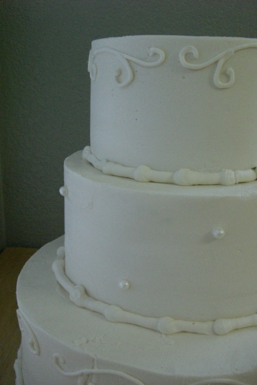 Practice Wedding Cake - CakeCentral.com