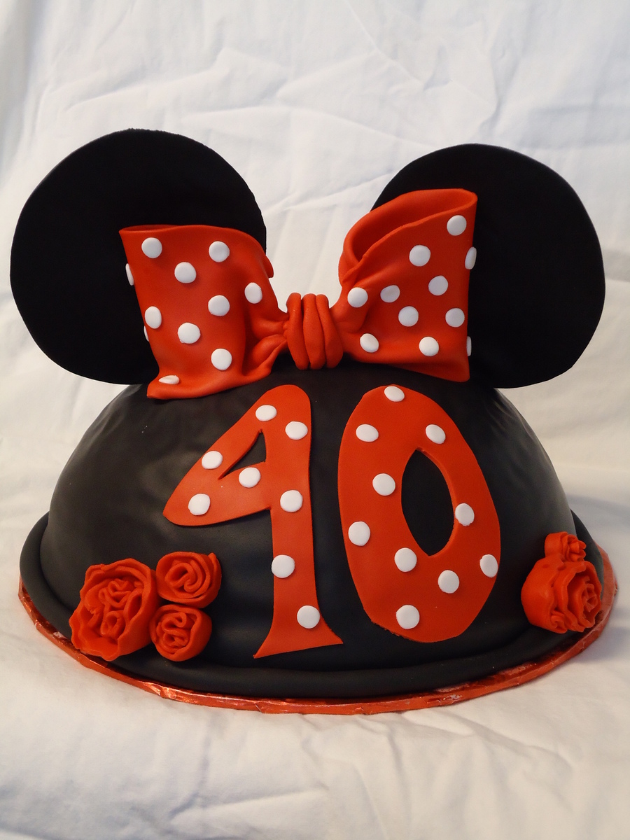 Minnie Mouse 40Th Cake - CakeCentral.com