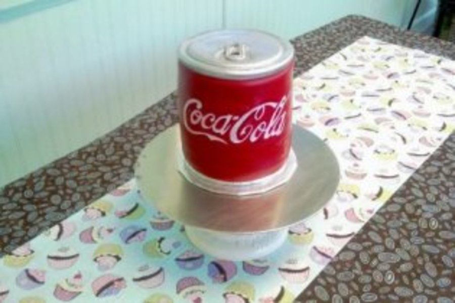 Coca Cola Can Cake - CakeCentral.com