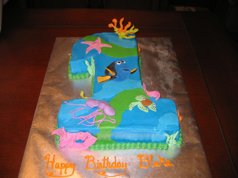 Finding Nemo 1St Birthday - CakeCentral.com
