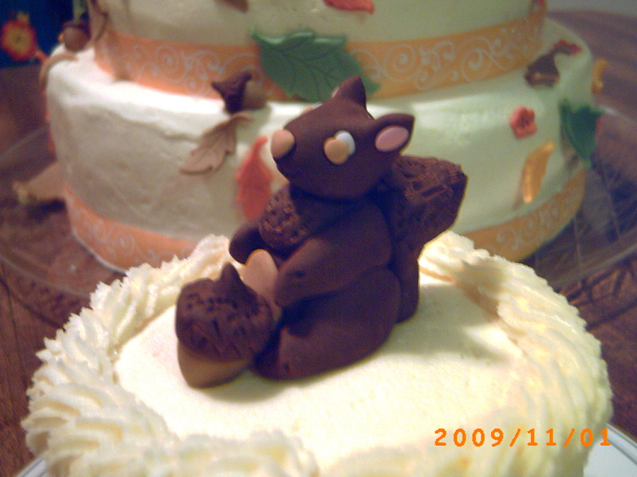 Fondant Topper - Squirel - CakeCentral.com