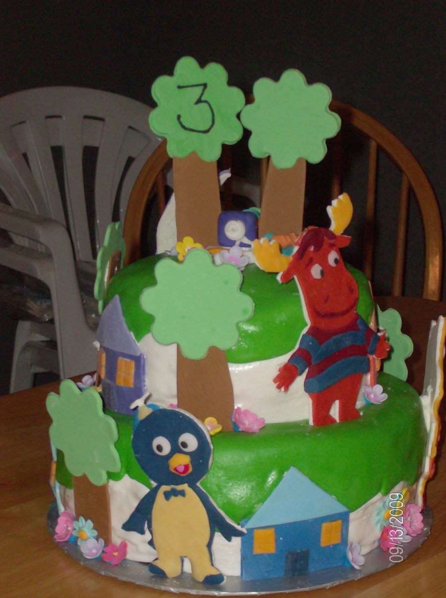 Backyardigans Birthday Cake - CakeCentral.com