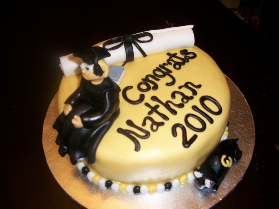 Colorado University Graduation Cake - CakeCentral.com