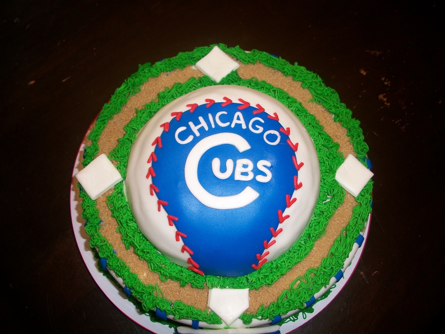 Chicago Cubs Cake - CakeCentral.com