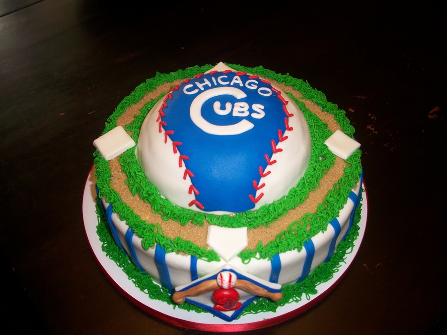Chicago Cubs Cake - CakeCentral.com