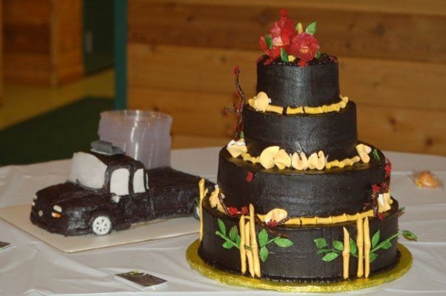 Asian Themed Wedding Cake - CakeCentral.com