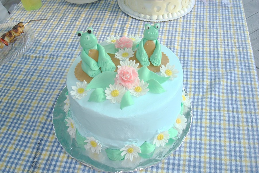 Frogs Cake - CakeCentral.com