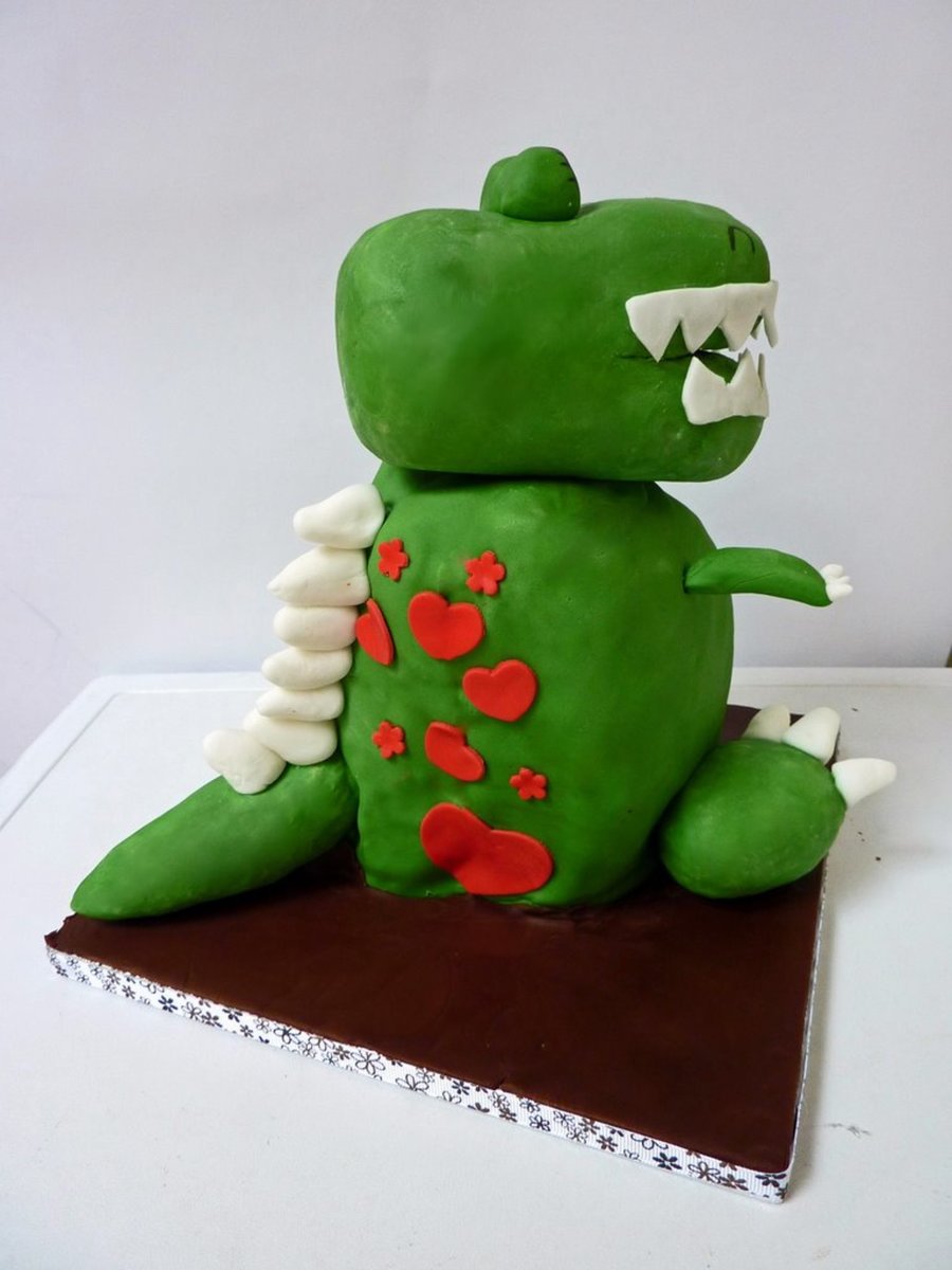Lexzie's T-Rex Cake - CakeCentral.com