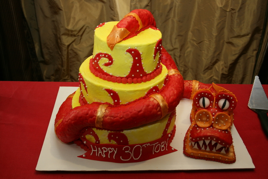 Chinese Dragon Cake - CakeCentral.com