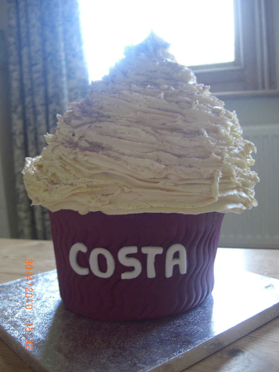 Costa Cup Cake - CakeCentral.com
