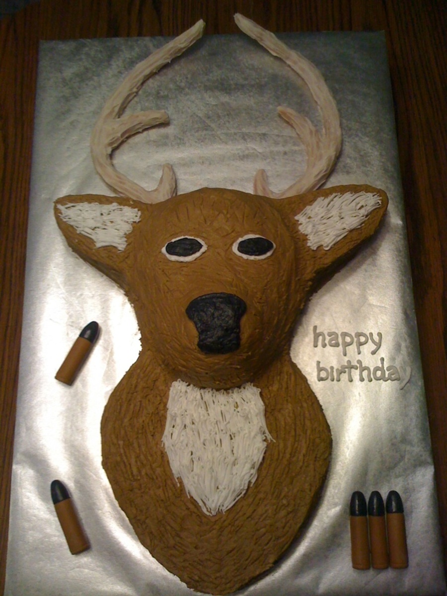 Deer Head Birthday - CakeCentral.com