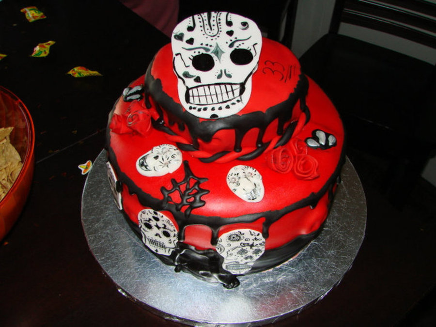 Dawn Of The Dead Birthday Cake - CakeCentral.com