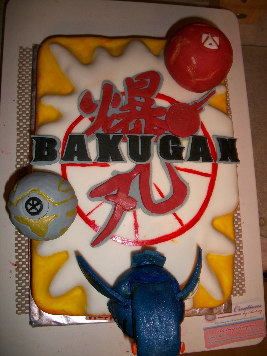 Bakugan Cake - CakeCentral.com