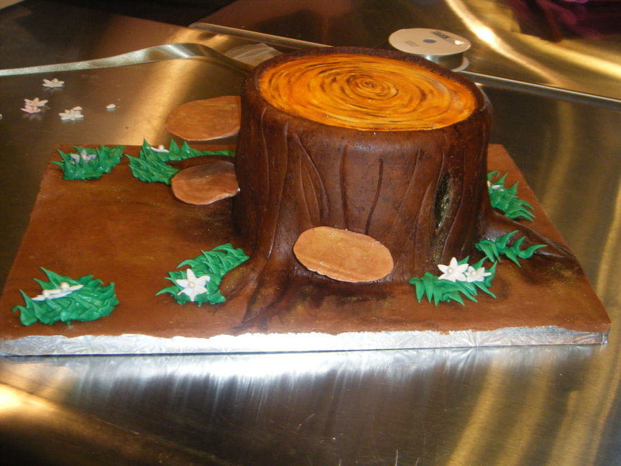 Fairy Tree Stump - CakeCentral.com