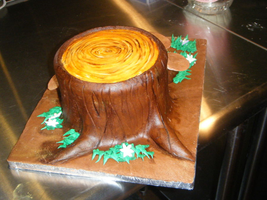 Fairy Tree Stump - CakeCentral.com
