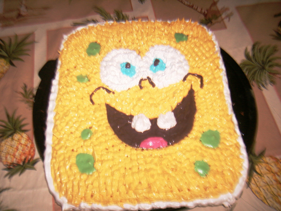 Sponge Bob Trial Cake - CakeCentral.com
