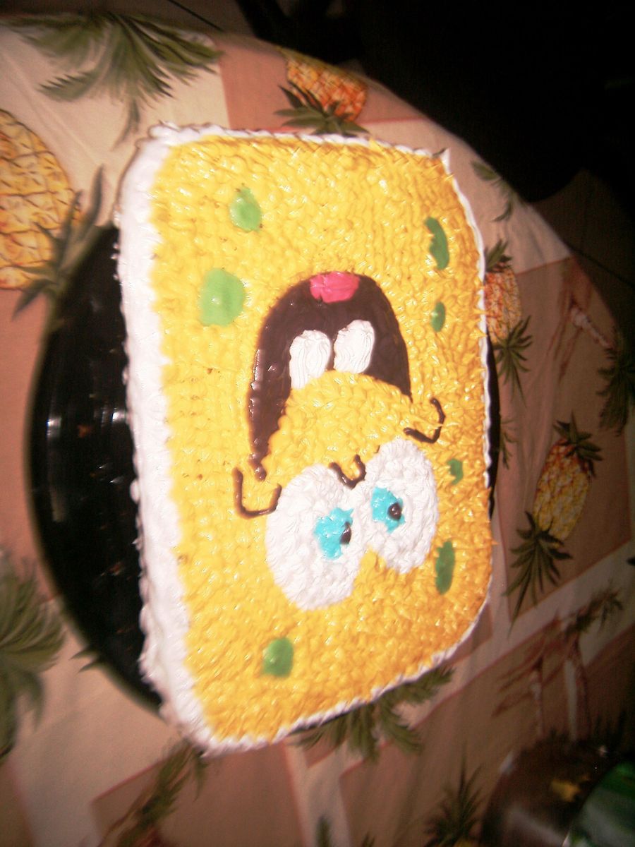 Sponge Bob Trial Cake - CakeCentral.com