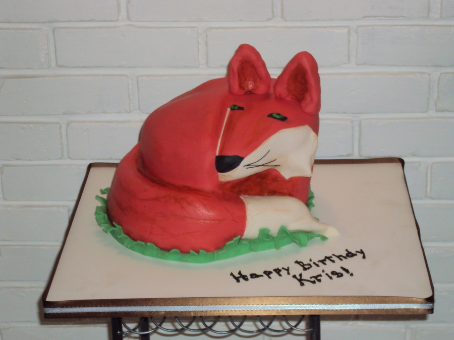 Red Fox Tavern Birthday Cake - CakeCentral.com