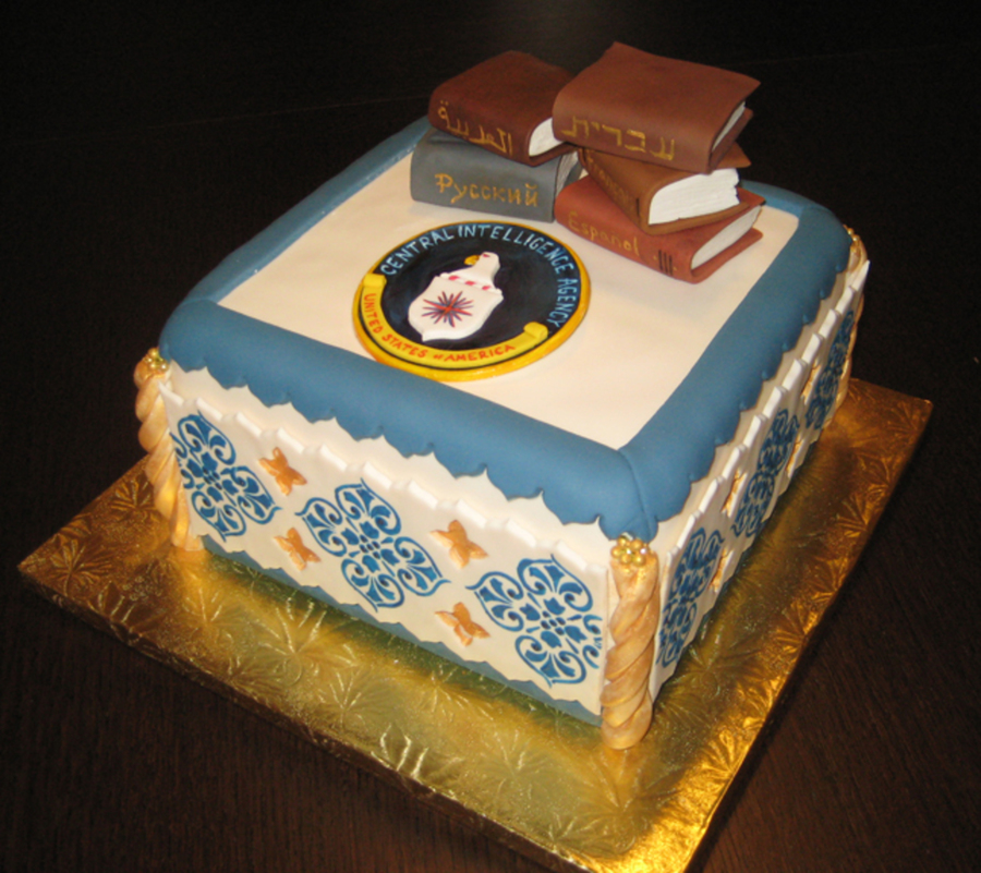Birthday Cake For A Cia Linguist - CakeCentral.com
