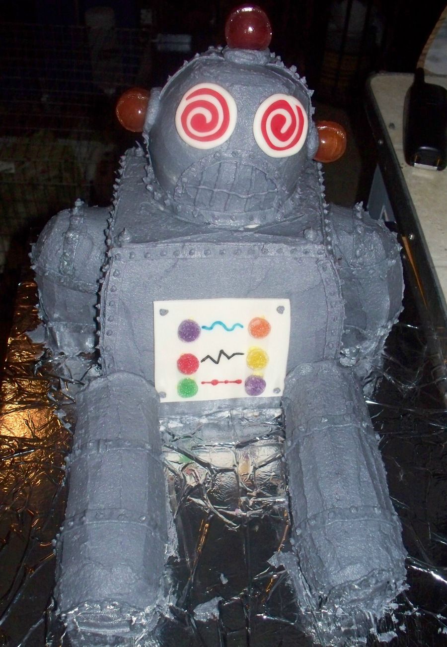 Robot Cake - CakeCentral.com