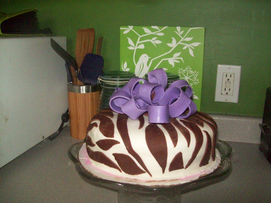 Zebra Cake - CakeCentral.com