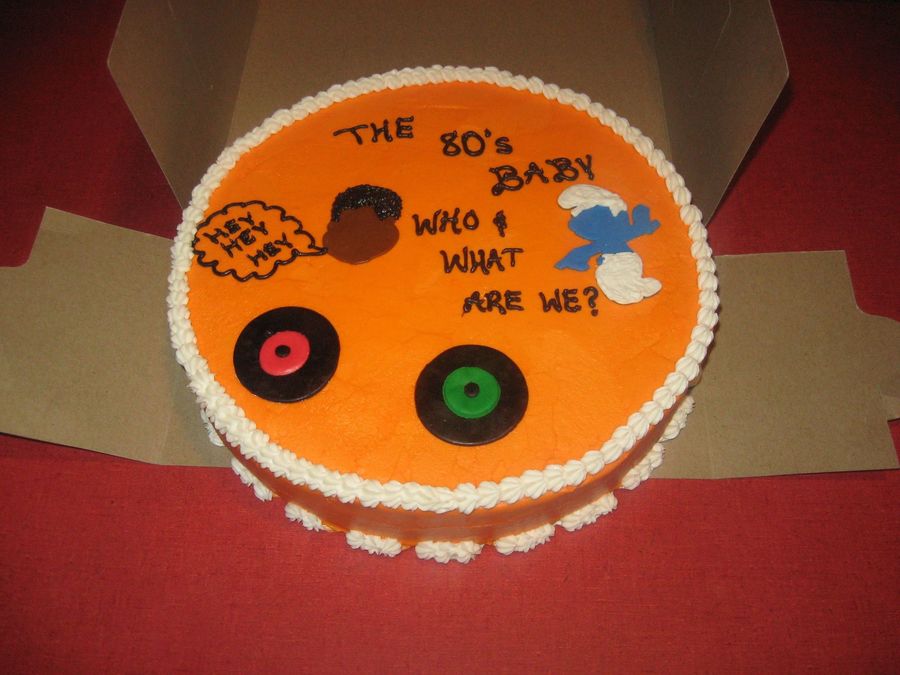 80's Trivia Cake - CakeCentral.com