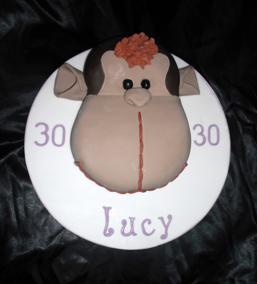 Monkey Teddy Cake - CakeCentral.com