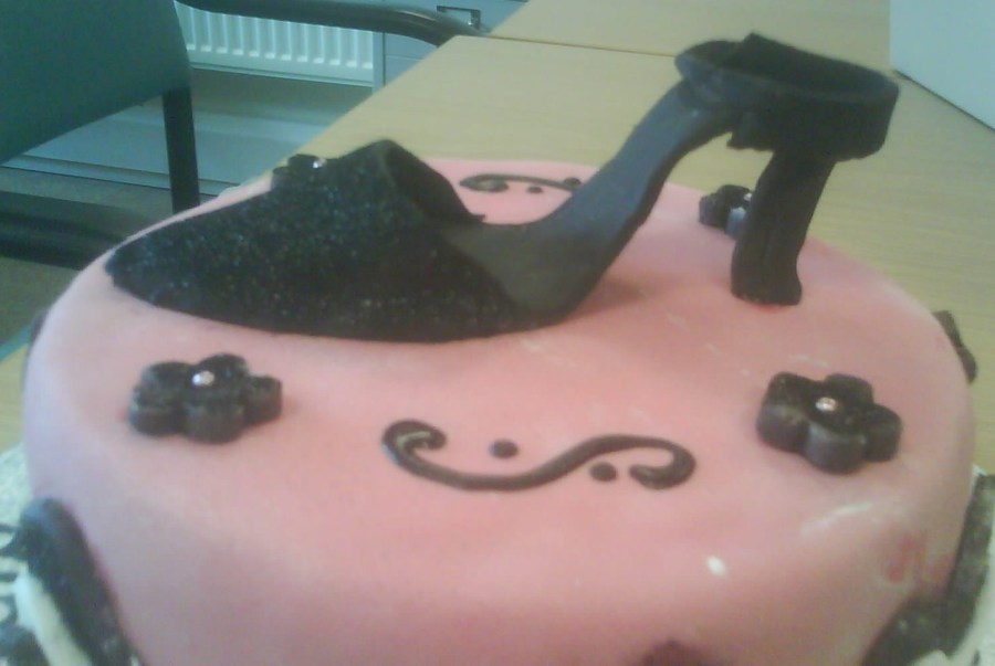 Shoe Birthday Cake 1St Attempt - CakeCentral.com