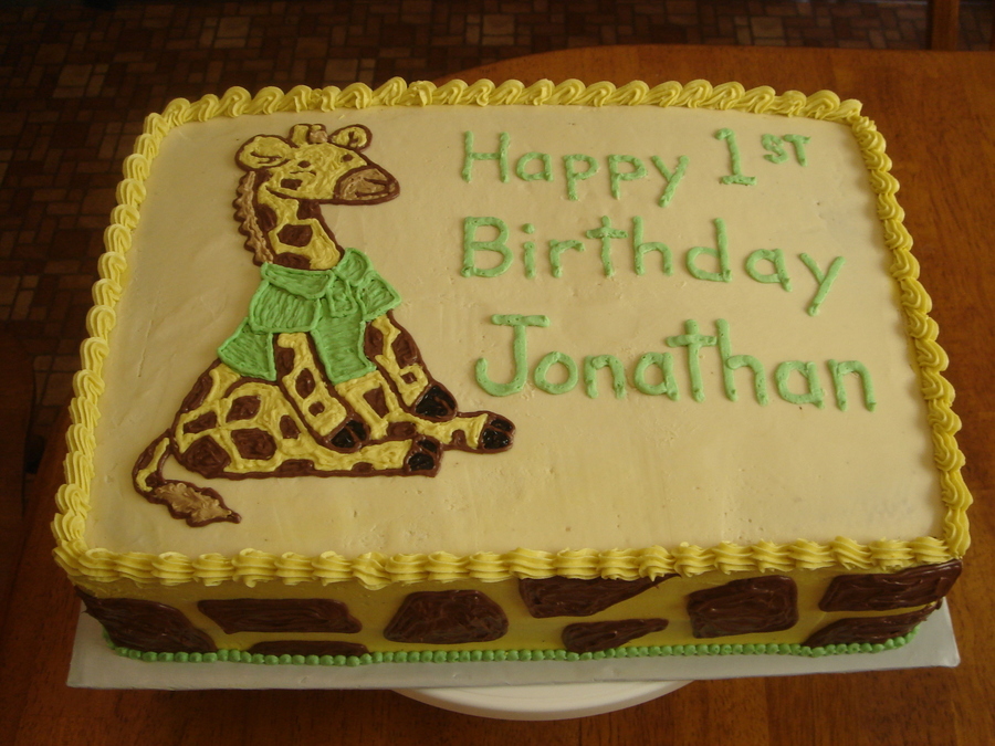 Giraffe Cake - CakeCentral.com