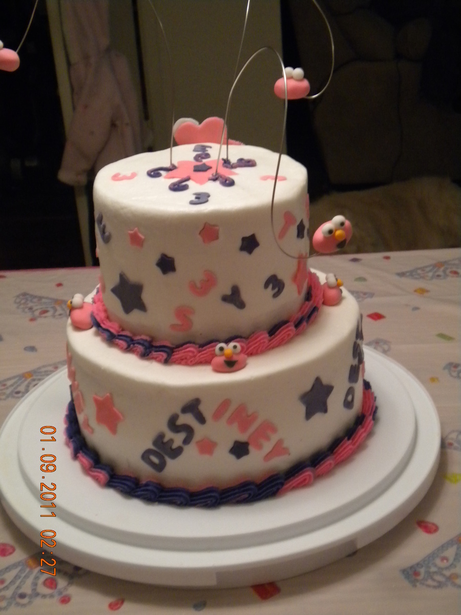 Girls Elmo Cake! - CakeCentral.com